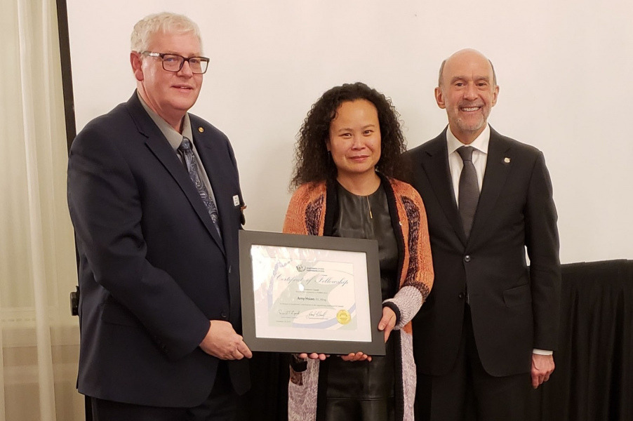 Dr. Amy Hsiao named a Fellow of Engineers Canada | University of Prince ...