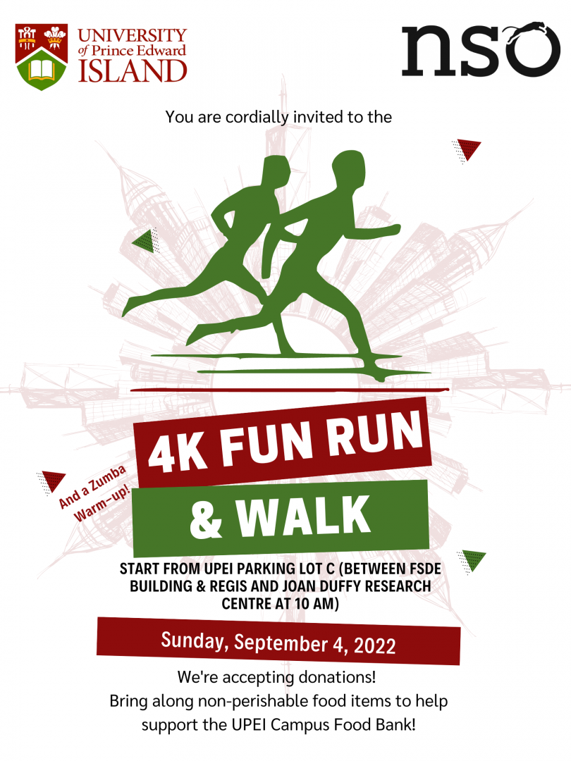 NSO 4K Fun Run & Walk—All are welcome! | University of Prince Edward Island