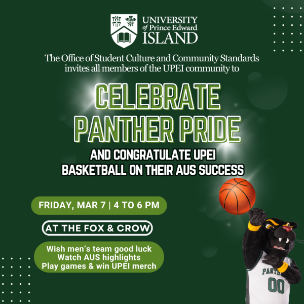 Celebrate UPEI Basketball’s Success! Special Panther Pride event, March ...